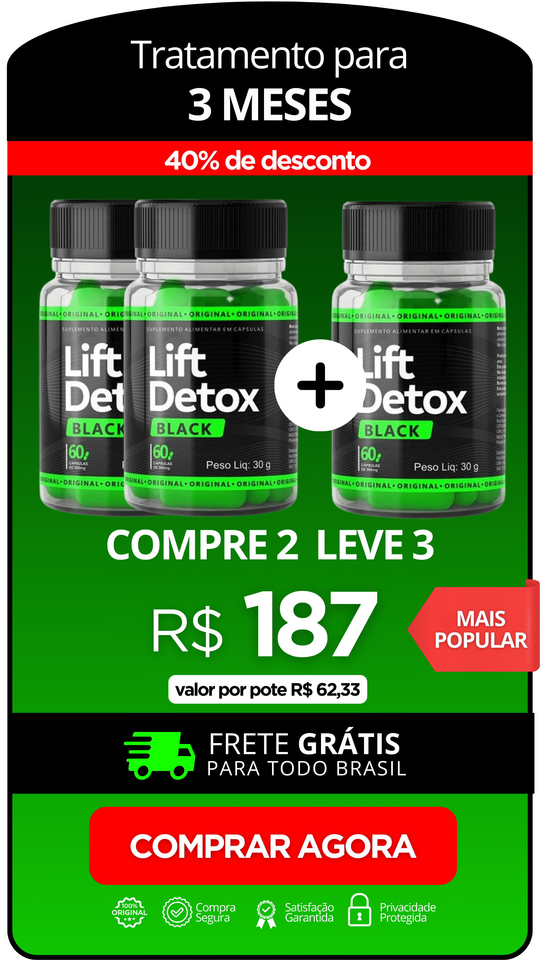 Lift Detox Black Oficial – Frete Grátis Brasil – Produto Original ...